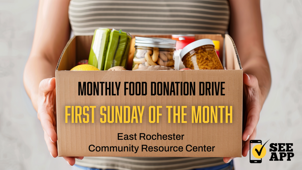 Monthly Food Drive | Koinonia Fellowship // 500 Main Street, East ...